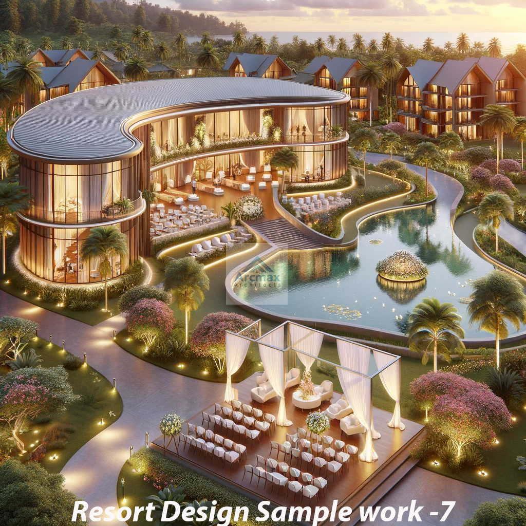 Resort Design and Planning Sample Work by ArcMax Architects – Sustainable & Luxury Resort Solutions